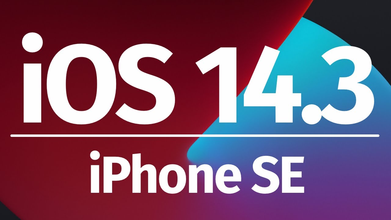 How to Update to iOS 14.3 - iPhone SE & iPhone SE 2nd gen - YouTube