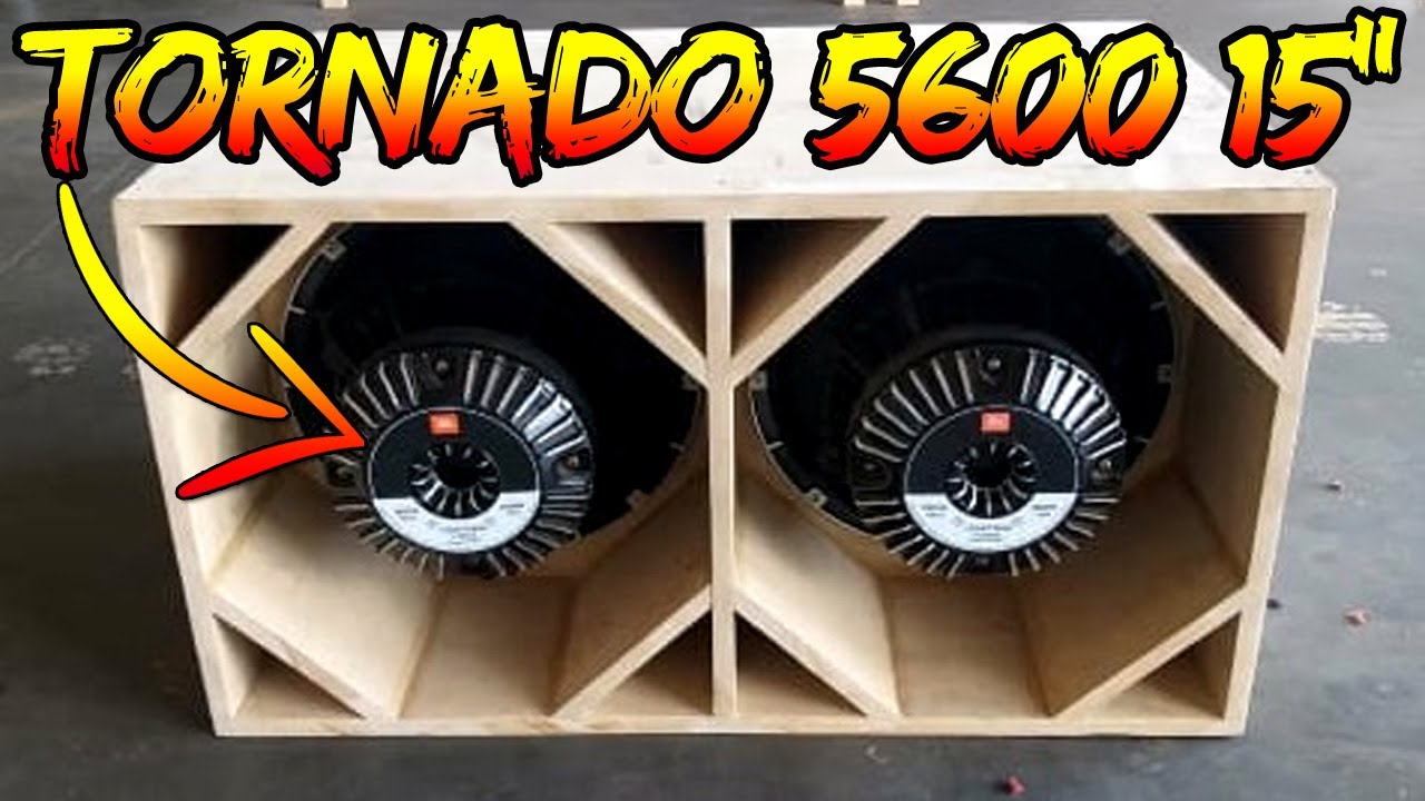 2 JBL TORNADO 5600 15 POL. + TARAMPS 5.0KW TOCANDO INVERTIDO | GRAVE FORTE MESMO COM POUCO ...