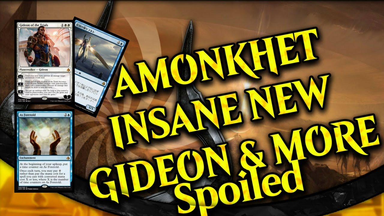 Amonkhet Spoilers: INSANE NEW Gideon, New Blue God, Combat Celebrant ...