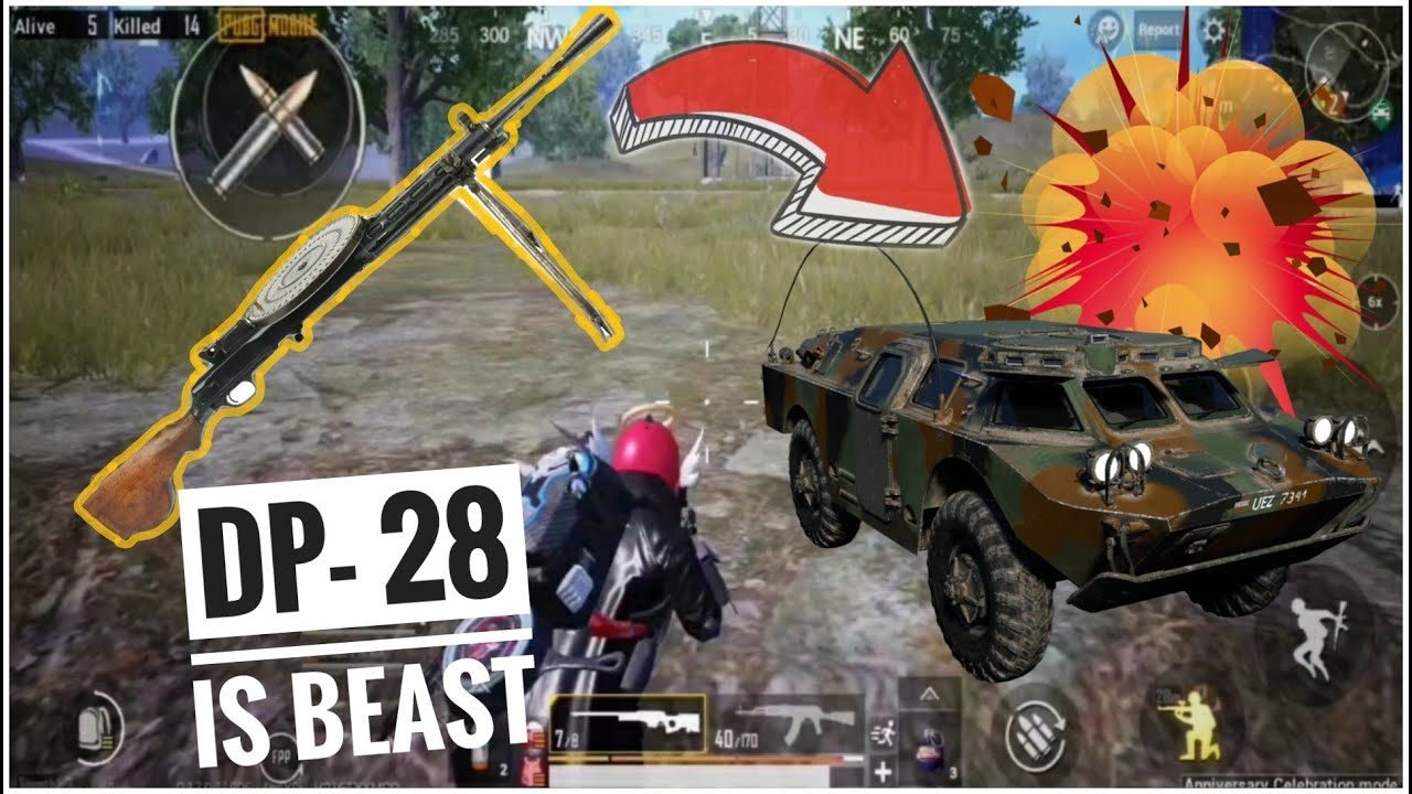 DP-28 IS BEAST||DUO VS SQUAD GAMEPLAY - YouTube