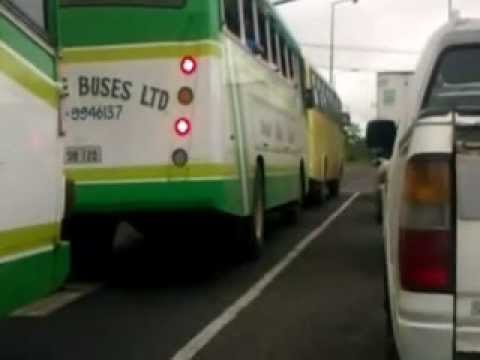 Nasese Bus Registration "DB120" Billowing Smoke - YouTube