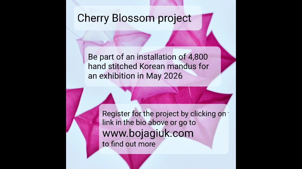 Cherry Blossom Project how to make a Mandu mobile - YouTube
