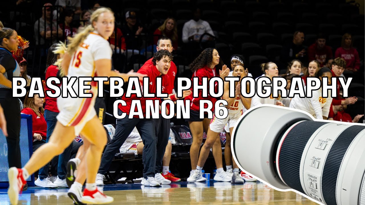 Covering a College Championship basketball game | Canon R6 + More - YouTube