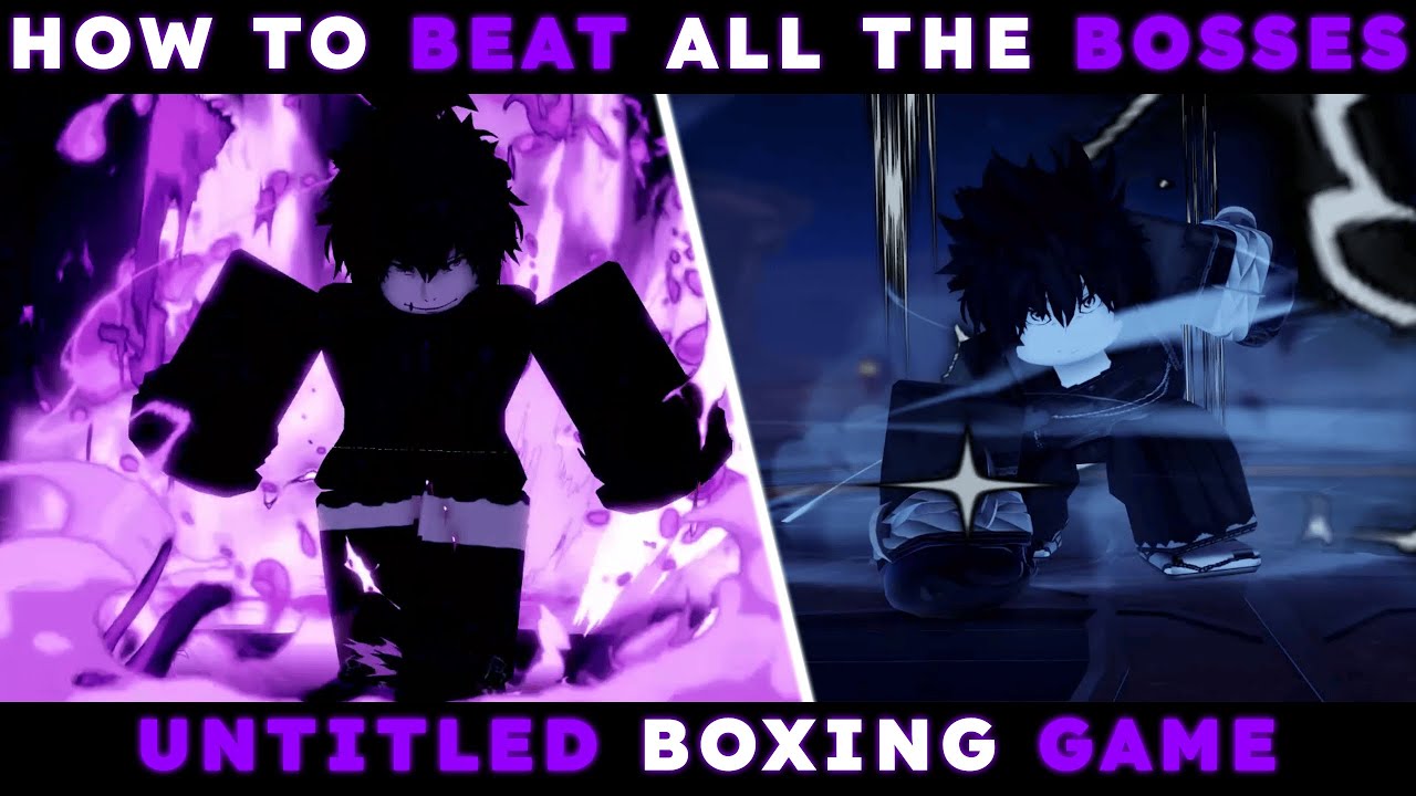 How to beat ALL the bosses in Untitled Boxing Game!! - YouTube