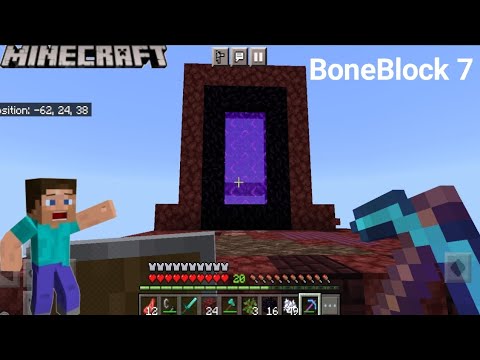 Minecraft BoneBlock nether portal |Minecraft BoneBlock 7 - YouTube