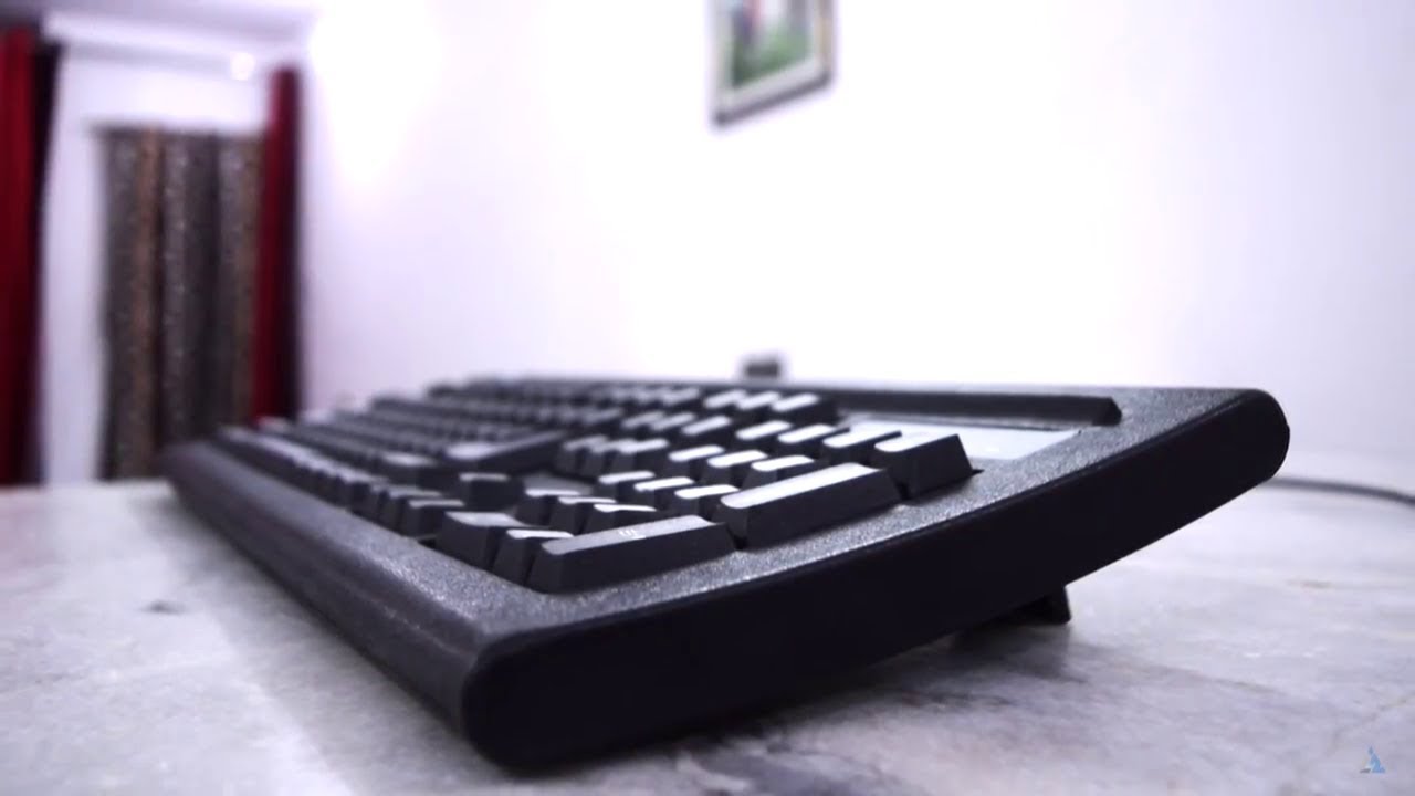 TVS Gold Usb Bharat wired Keyboard REVIEW and UNBOXING - YouTube