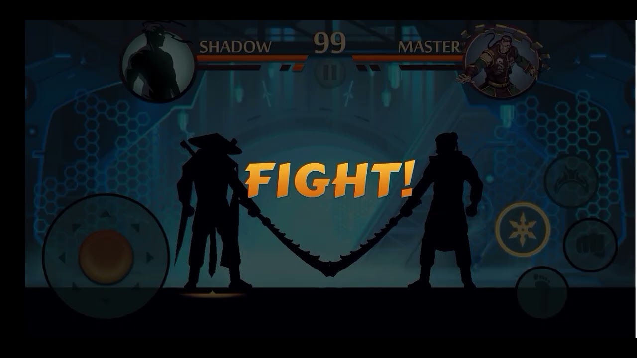 SHADOW FIGHT 2 VS MASTER [TITAN BODYGARD] MASTER WEPON VS MASTER WEPON ...