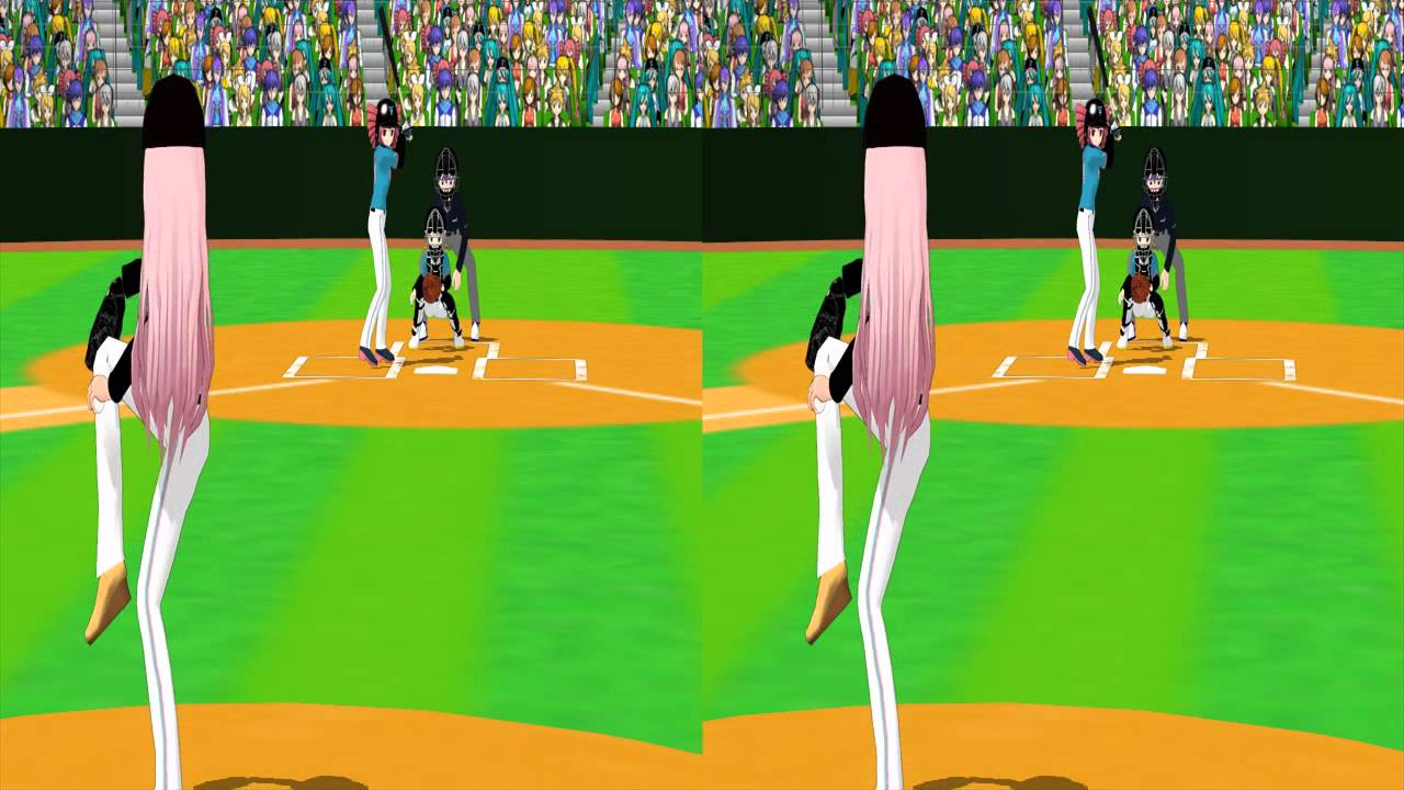 mmd baseball 3d test - YouTube