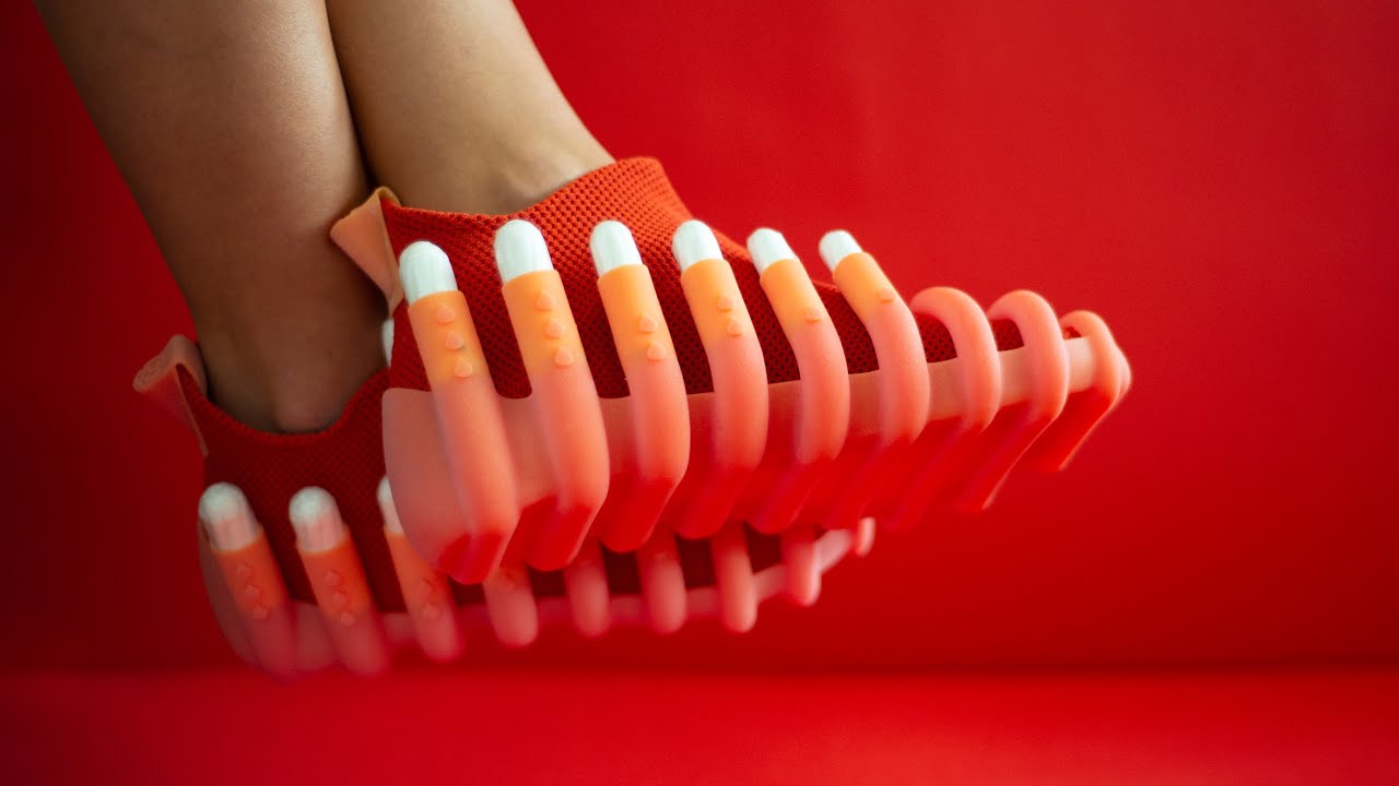 Netha Goldberg designs shoes with attachments for tampons and matches ...