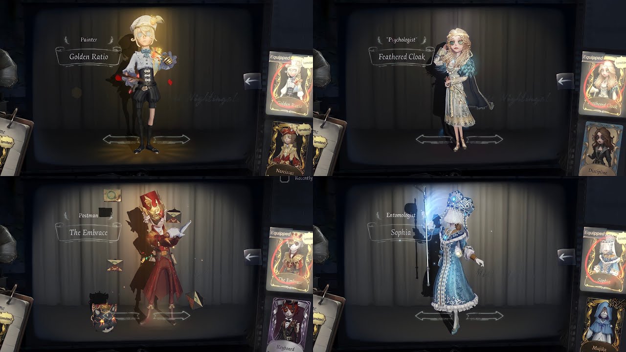 Identity V | Limited Skins I OWN and HARDLY EVER USE! | Rank Gameplay ...