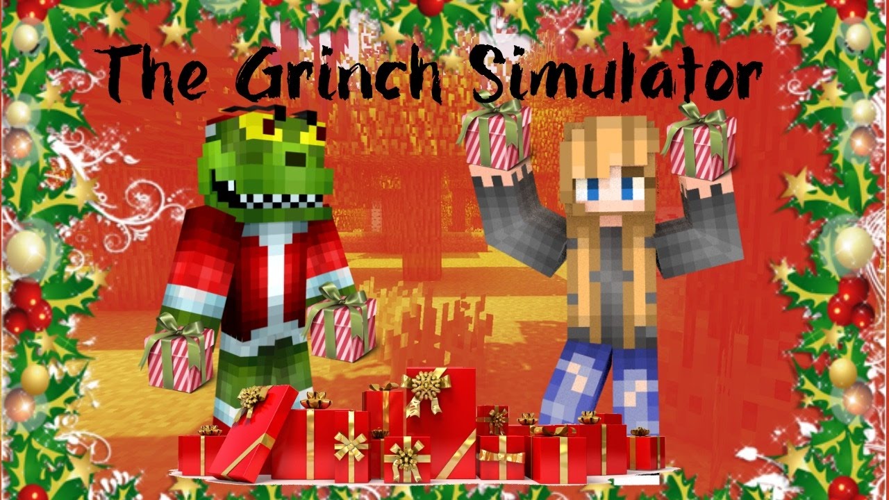I STOLE ALL OF YOUR PRESENTS | The Grinch Simulator | Hypixle | 12 days ...
