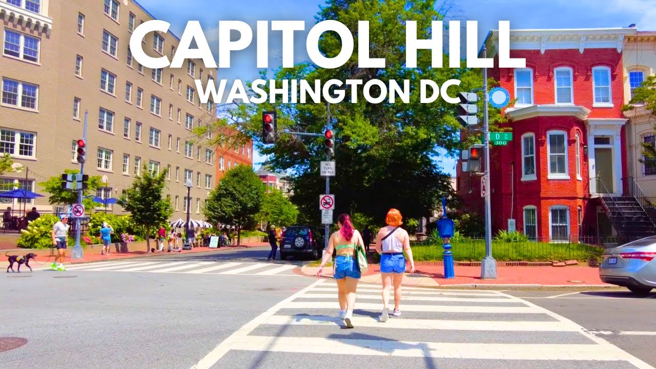 Walking Capitol Hill, Washington DC | Walk With Me / Virtual Treadmill ...