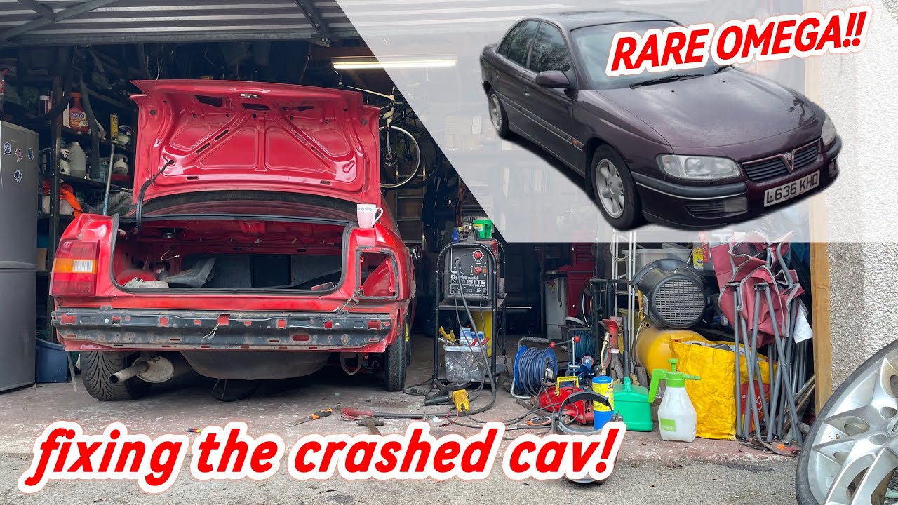 REPAIRING my crashed cavalier and selling a RARE vauxhall omega ...