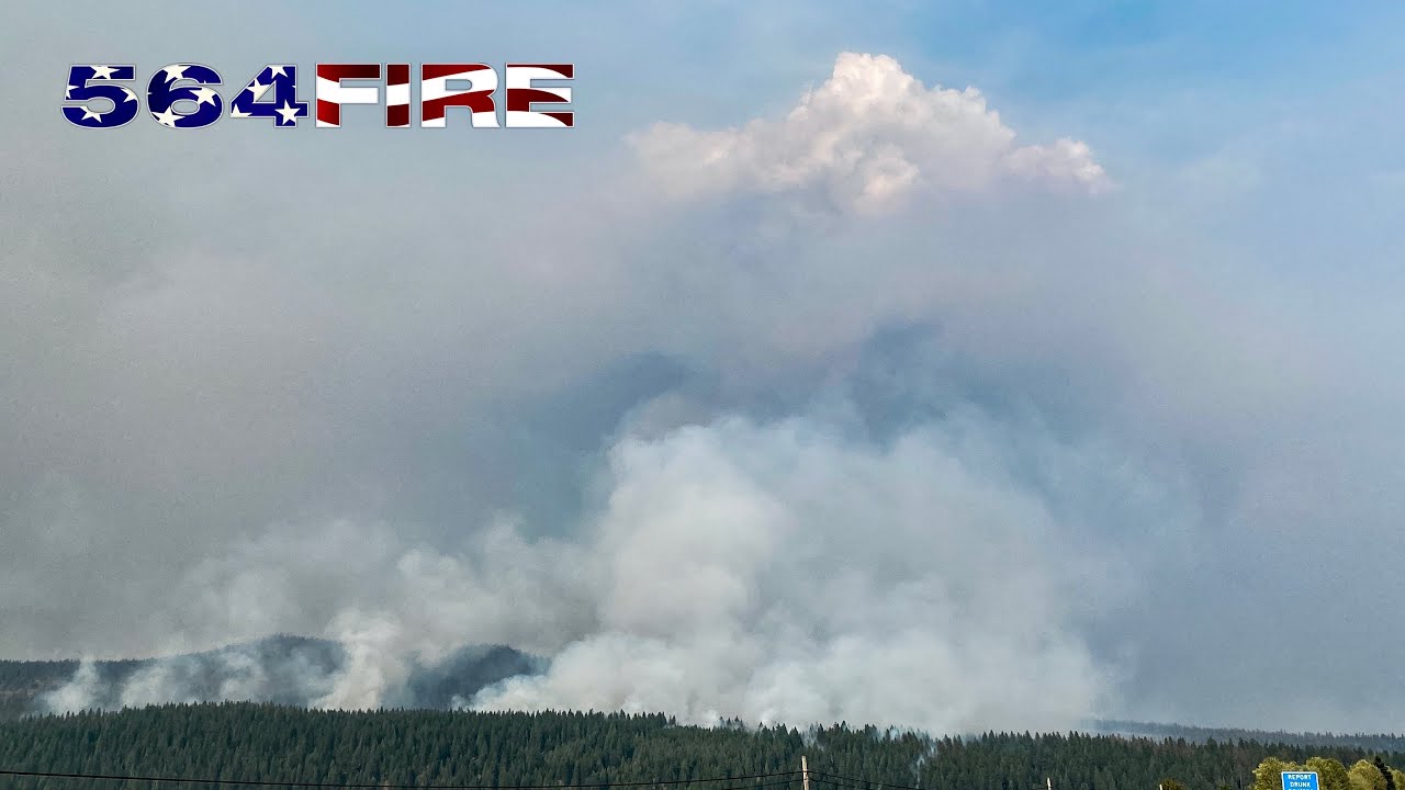Dixie Fire - Chester - Hwy 36 - YouTube