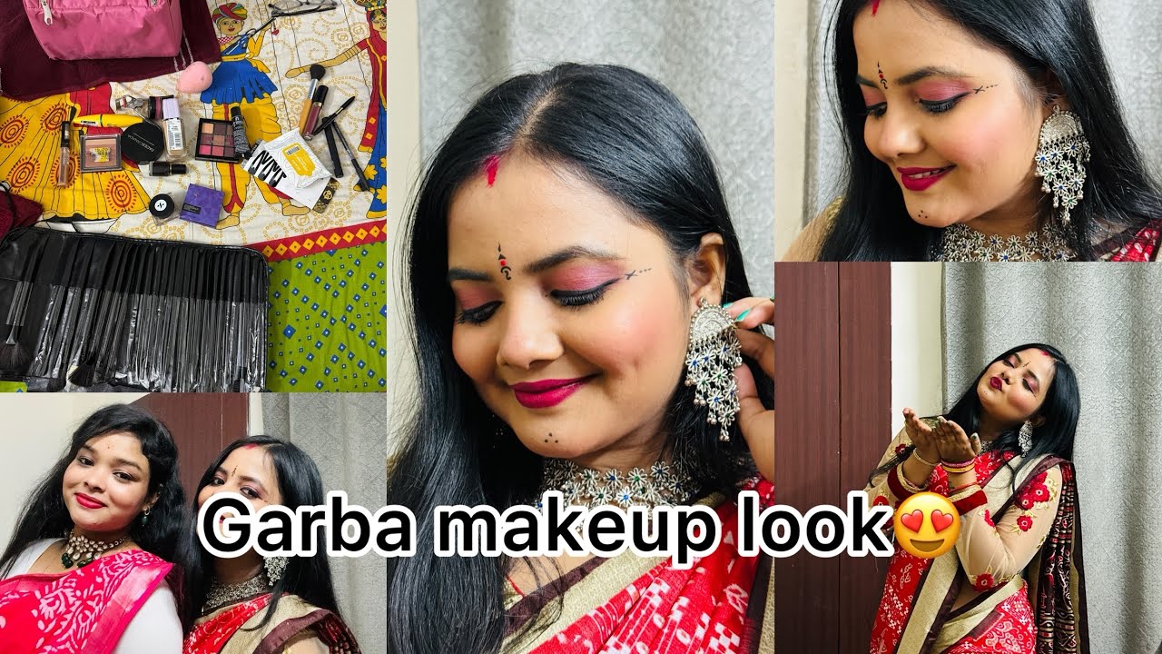 Simple garba makeup କେମିତି ନେବା😍 #makeup #love #asmitaofficial # ...