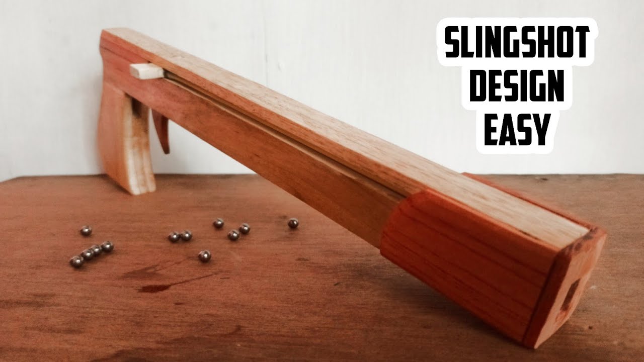diy slingshot powerful easy | how to make a slingshot easy - YouTube