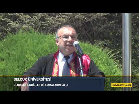 Selçuk Üniversitesinde genç mühendisler diplomalarını aldı