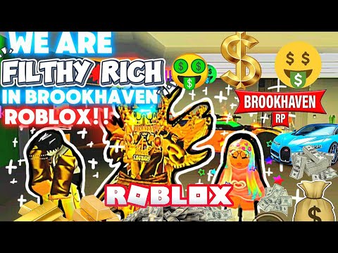 We Are FILTHY RICH In Brookhaven ROBLOX!!! @YNGPlaysroblox123 @Cherry_lovverr
