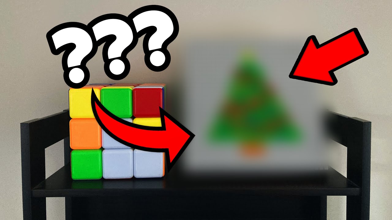This Is How I Made A Christmas Tree Out Of 100 Rubik’s Cubes - YouTube