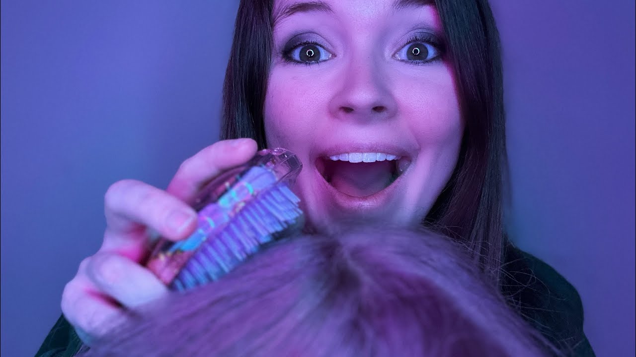 Asmr Loud And Aggressive Hair Brushing And Scalp Massage Quick Tingle
