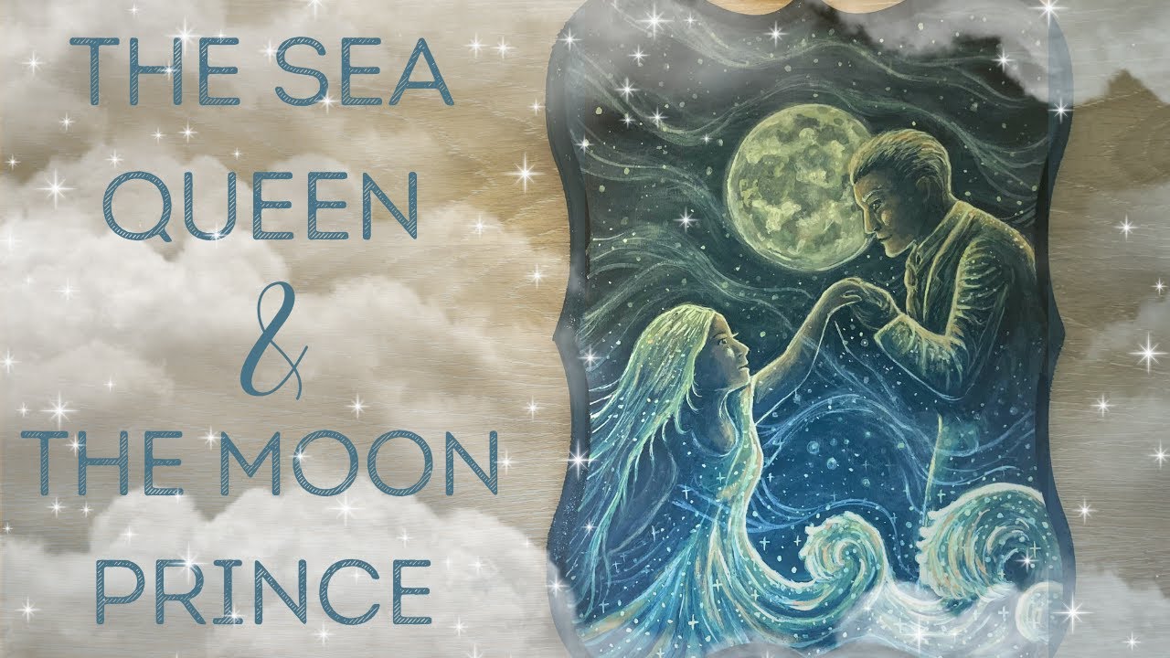 Painting the Sea Queen and The Moon Prince | Acrylic on Wood | Hemily ...