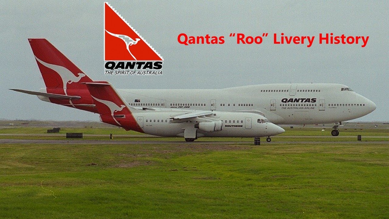 Qantas "Roo" Livery History (1984-2007) - YouTube