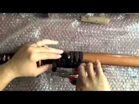 How to tie Sageo - YouTube