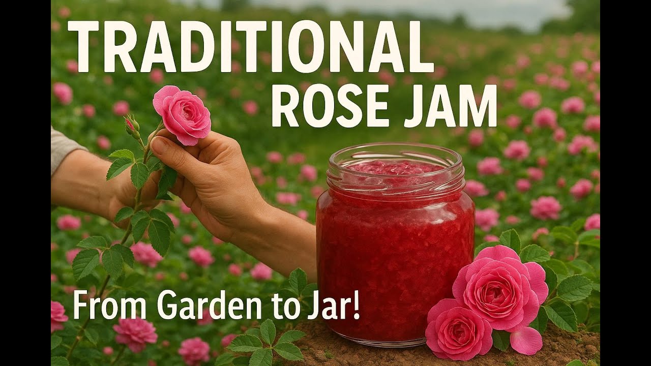 How to Make Rose Petal Jam 🌹 Garden To Jar | Yummy Recipe - YouTube