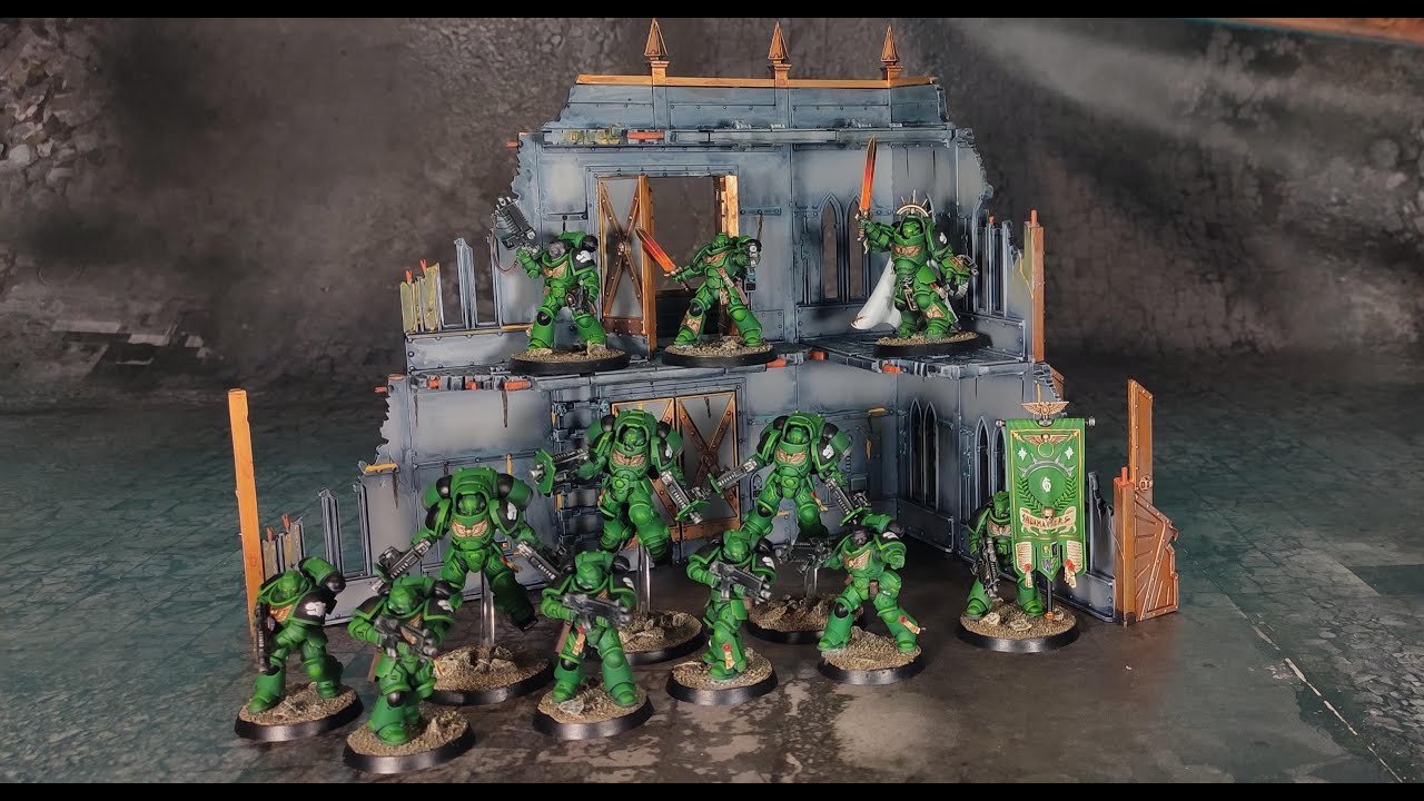 Space Marines Salamanders Inceptor Squad Warhammer 40k Level 2 - YouTube