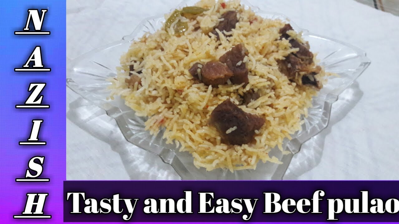 Beef Pulao Recipe|How to cook Beef Pulao - YouTube