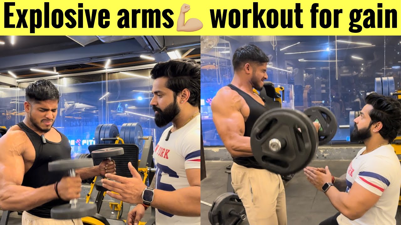 Arms Not Growing? Try This Arms Workout|| Kara Dia Pankaj Ko Tagda Arms ...