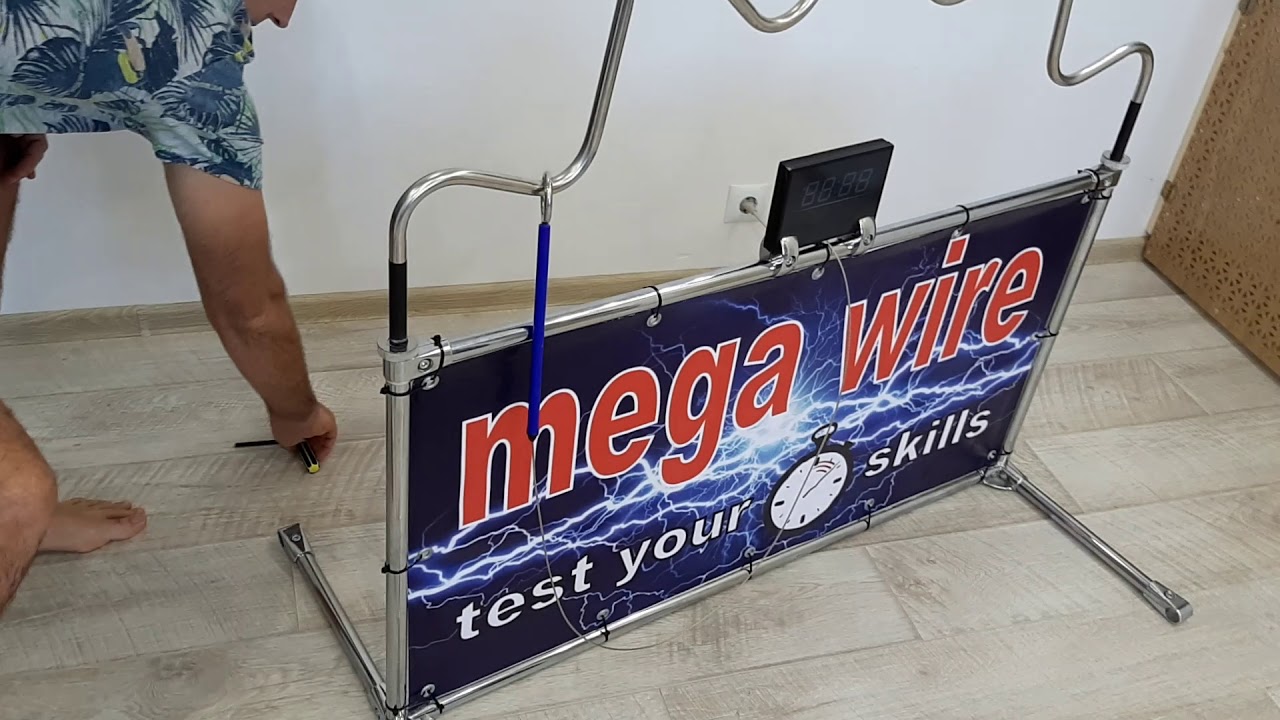 Mega wire game with time counter - YouTube