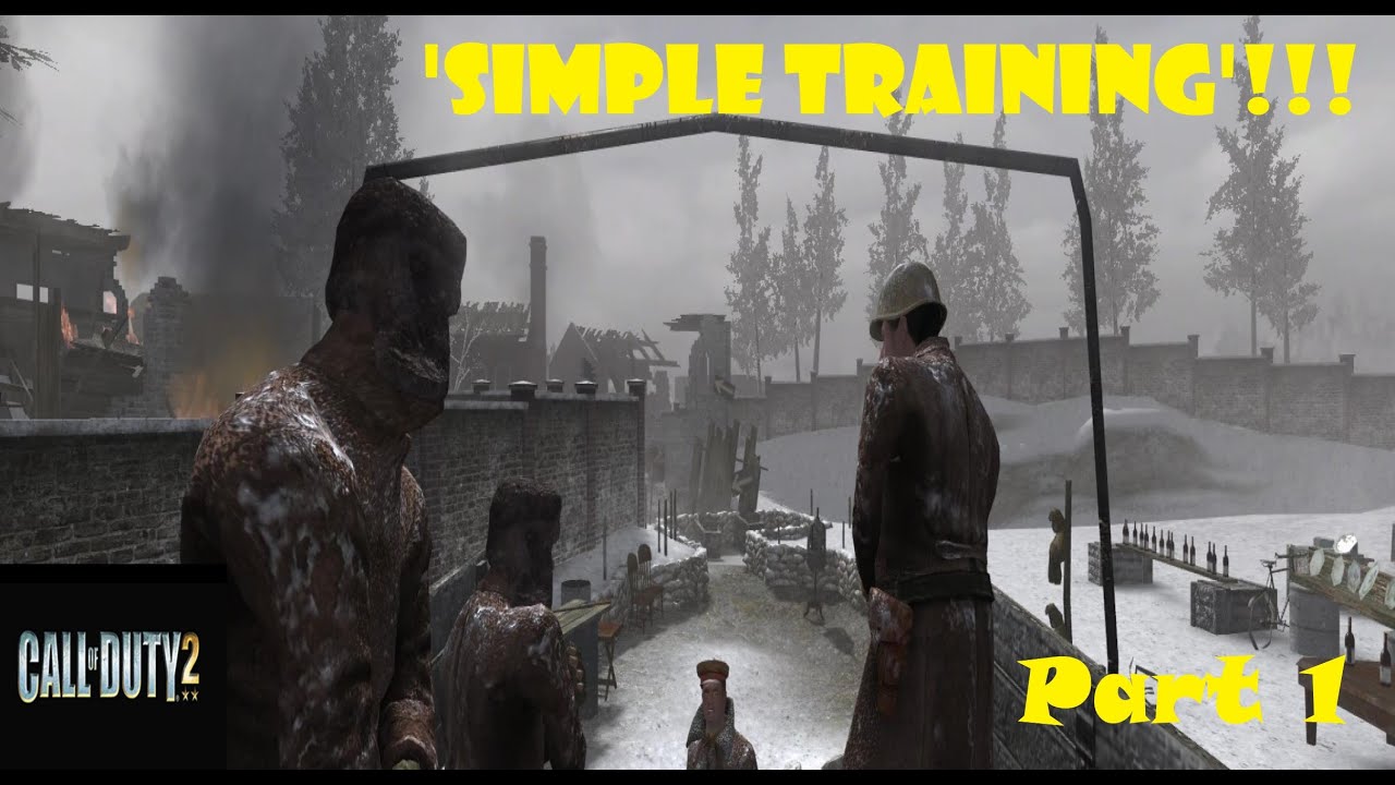 Call of Duty 2 (Red Army Training)- 'Simple Training'!!! - YouTube