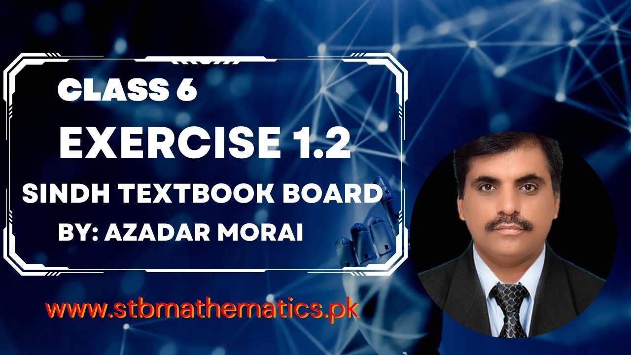 Stb Mathematics Exercise 1 2 unit one Class 6 || Sindh textbook board ...