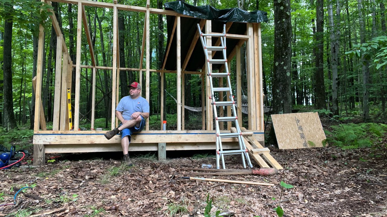 Small cabin build/Sugar Shack, Part 1! - YouTube