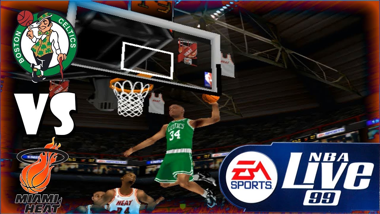 Nba Live 99 Boston Celtics-Miami Heat Season - YouTube