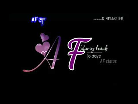 AF Letters 💖👸🤴💗🌸🥀🌹🏵️🌷