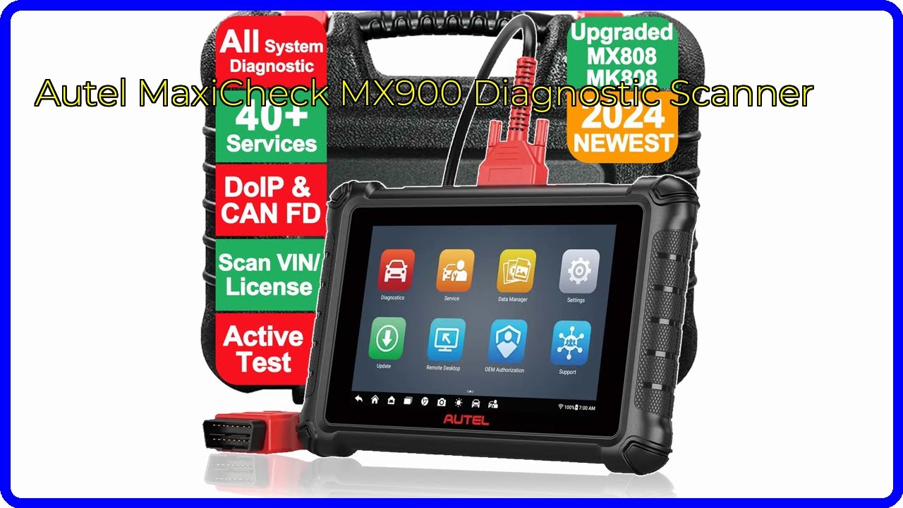 REVIEW (2026): Autel MaxiCheck MX900 Diagnostic Scanner. First Look ...