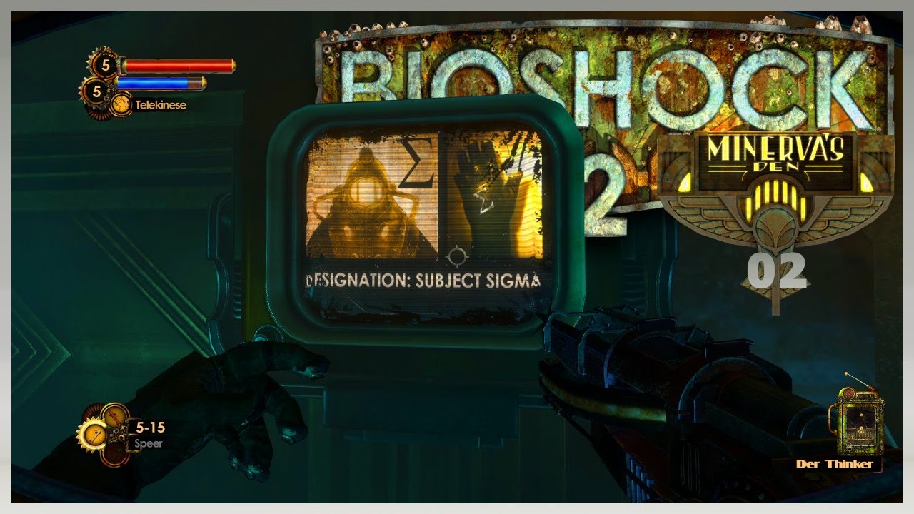 SUBJECT SIGMA | Minerva`s Den DLC | BIOSHOCK 2 🪸 - YouTube