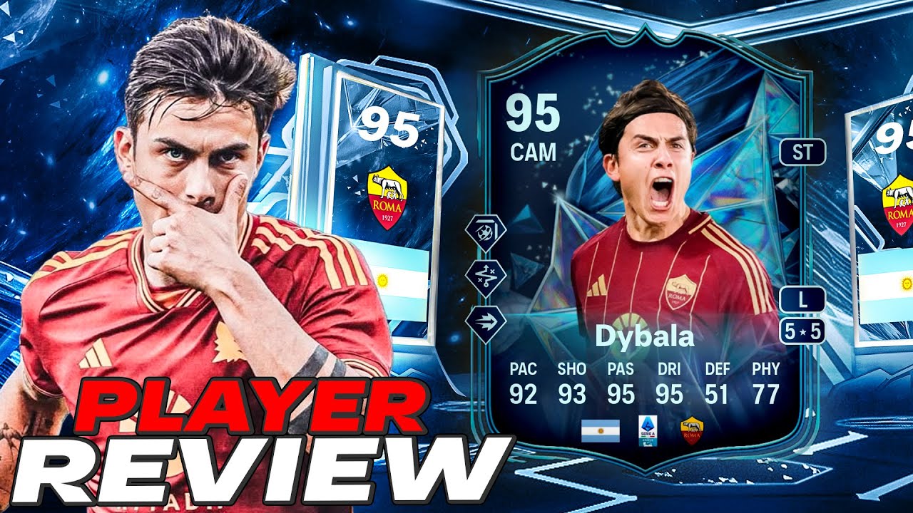 🤯95 TOTS HONOURABLE MENTIONS DYBALA SBC PLAYER REVIEW - EA FC 25 ...