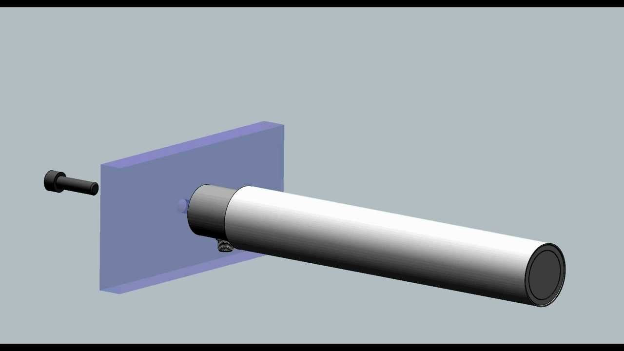 Cantilevend Roller Load Cell OWL400 for tension control - YouTube