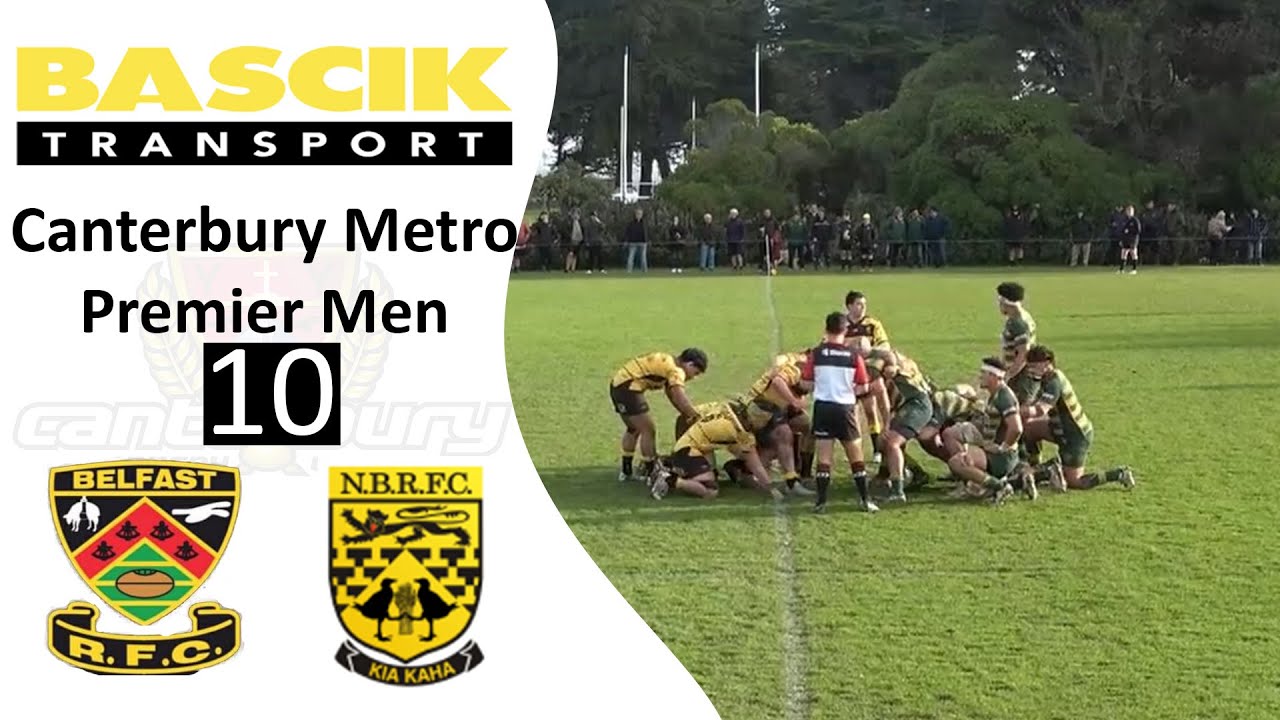 Bascik Transport Canterbury Metro Premier Men's Rd10 - New Brighton vs ...