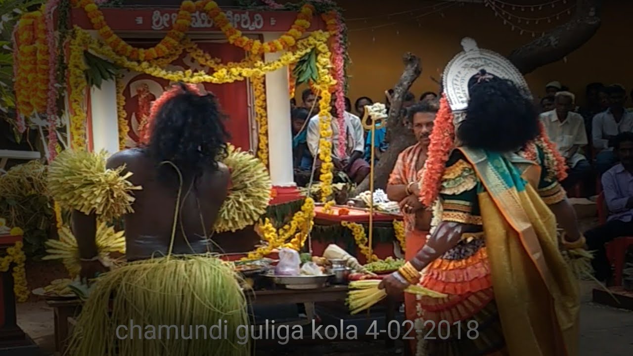 Chamundeswari kattale kaana guliga kola 2018 - YouTube