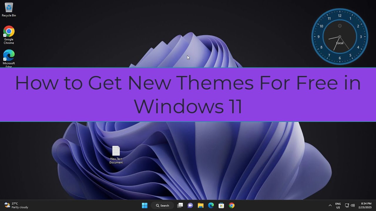 How to Get New Themes For Free in Windows 11 (Easy Method) - YouTube