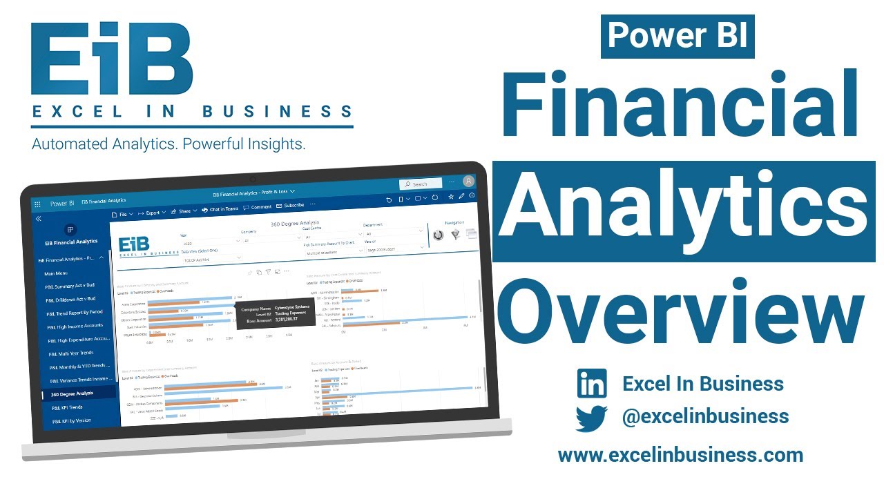 Power BI Financial Analytics Overview - YouTube