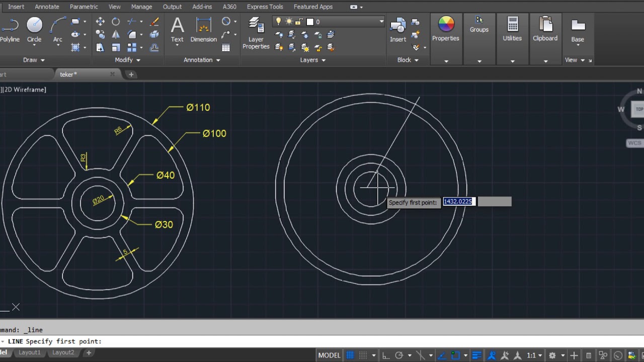 Autocad Trim Array Offset Fillet Komutlar rnek al ma YouTube autocad-trim-array-offset-fillet-komutlar-rnek-al-ma-youtube