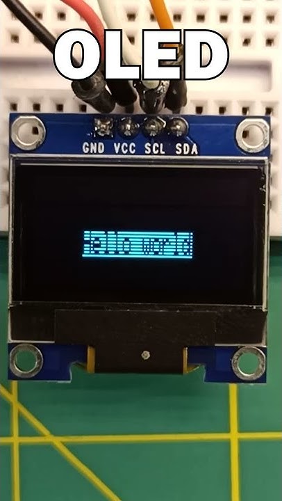 Get Started With Oled Displays With Arduino I2c And Spi Oleds 096 Inch Oled Getting Shorts