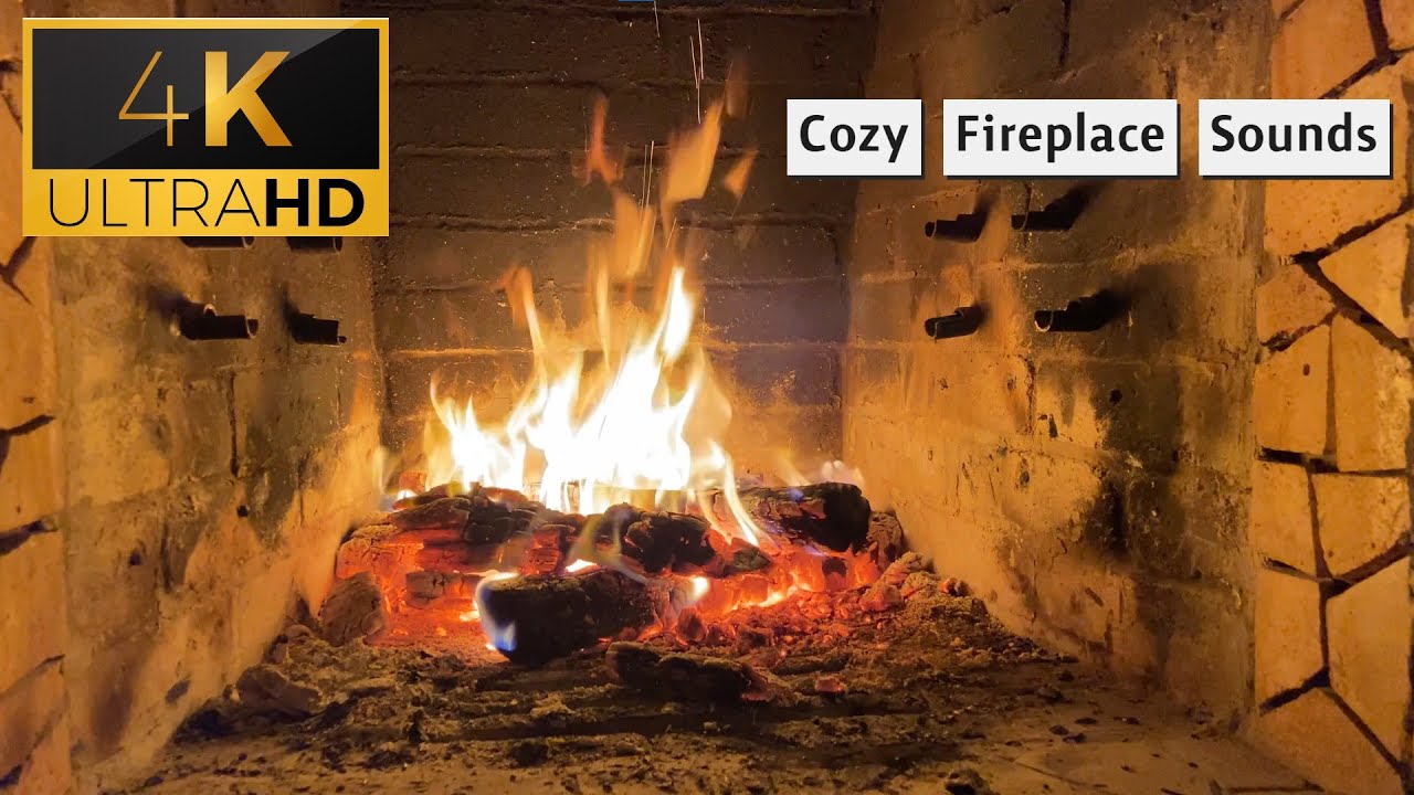 🔥 4K Fireplace Sounds: The Ultimate Sleep Aid for a Restful Night 🔥 ...