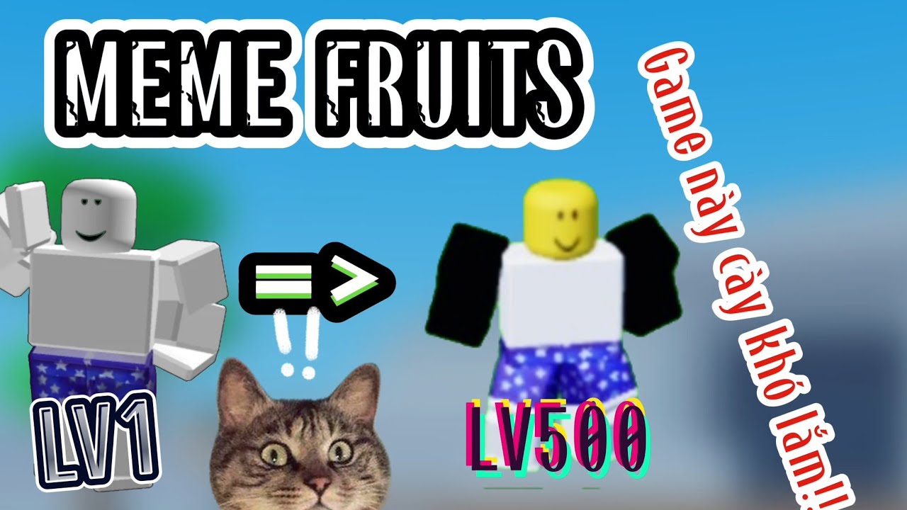 Meme fruit farm level 1-500|Loc619tt|#meme #roblox #memesea #bloxfruits ...