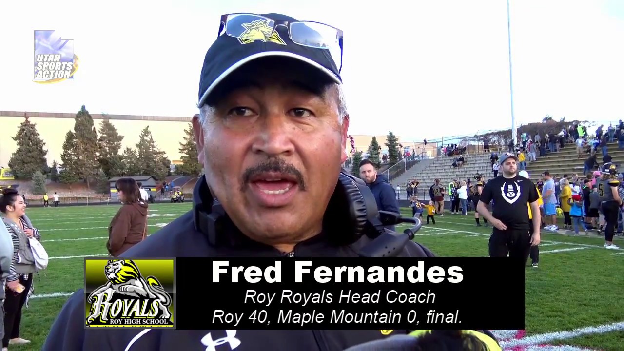 Utah Prep Football Playoffs: Fred Fernandes' (Roy Royals) Post-Game ...
